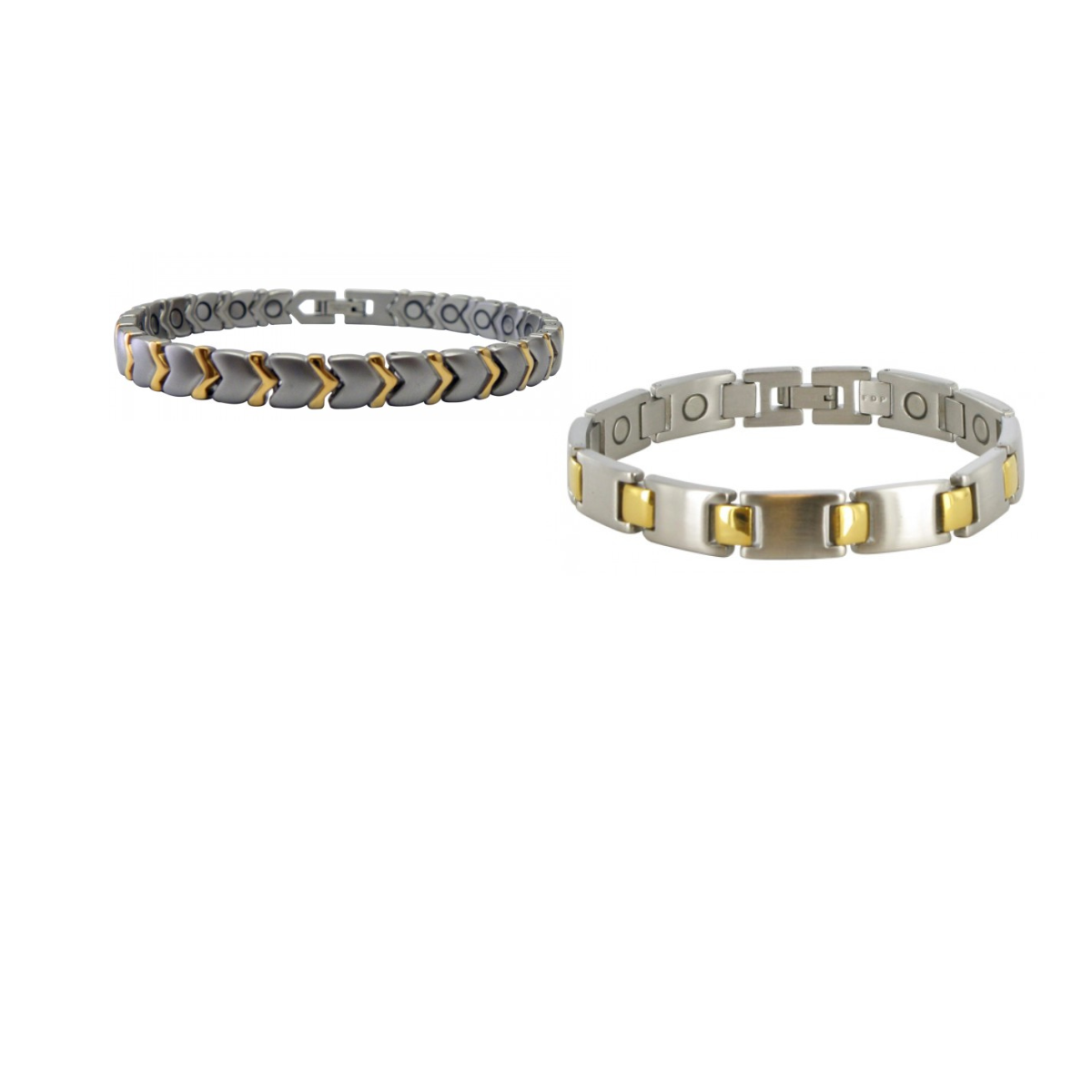 Titanium Magnetic Bracelets – 3000 Gauss Bio-North Biomagnetic Wellness ...
